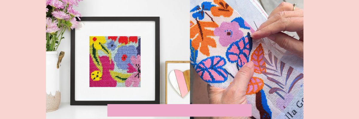 Spring Needlepoint Designs – Poppy Monk Needlepoint