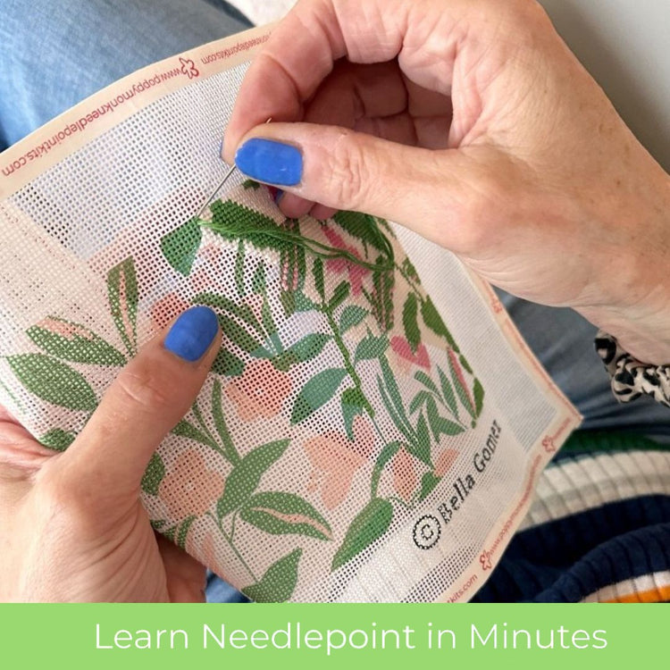 Modern Needlepoint Kits to Inspire | Poppy Monk Needlepoint Kits