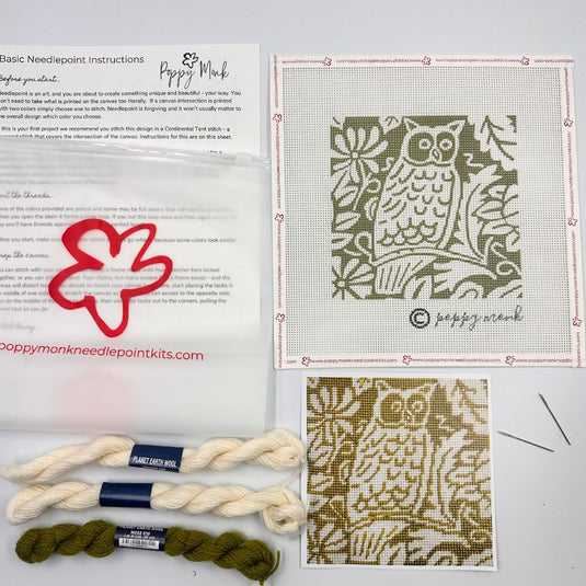 Modern Needlepoint Kits & Designs | Premium Materials – Poppy Monk ...