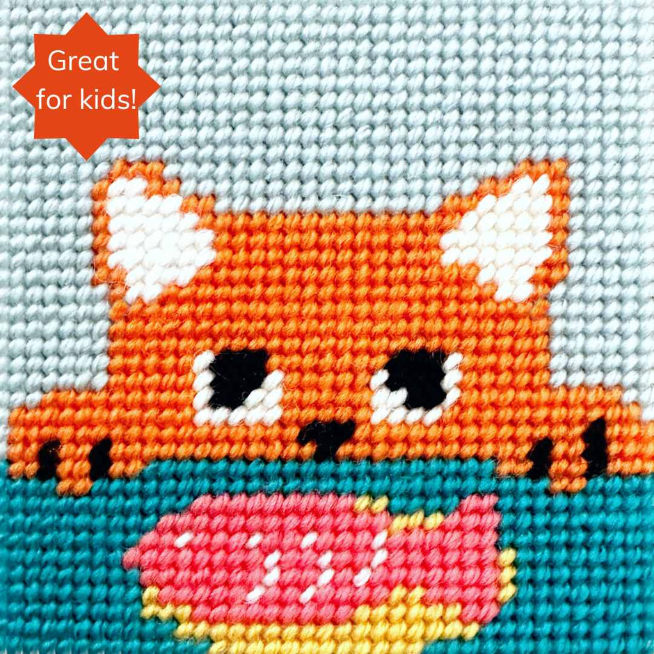 Beginner Needlepoint for Adults & Kids | Contemporary Starter Kits ...