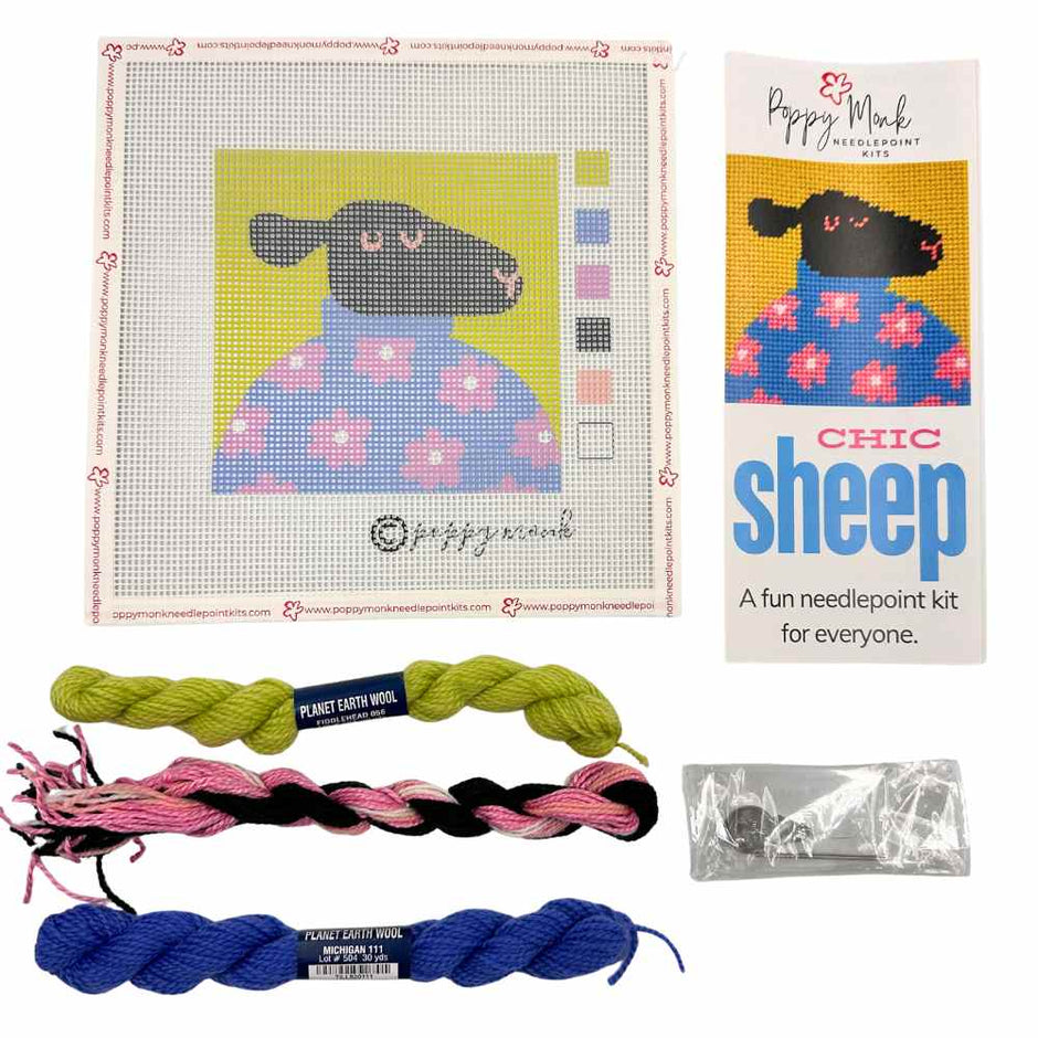 Beginner Needlepoint for Adults & Kids | Contemporary Starter Kits ...