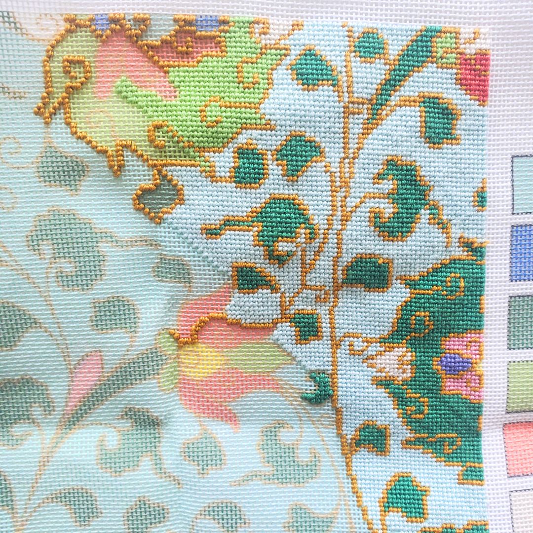 Chinese Ornamental Needlepoint Design | Poppy Monk – Poppy Monk Needlepoint
