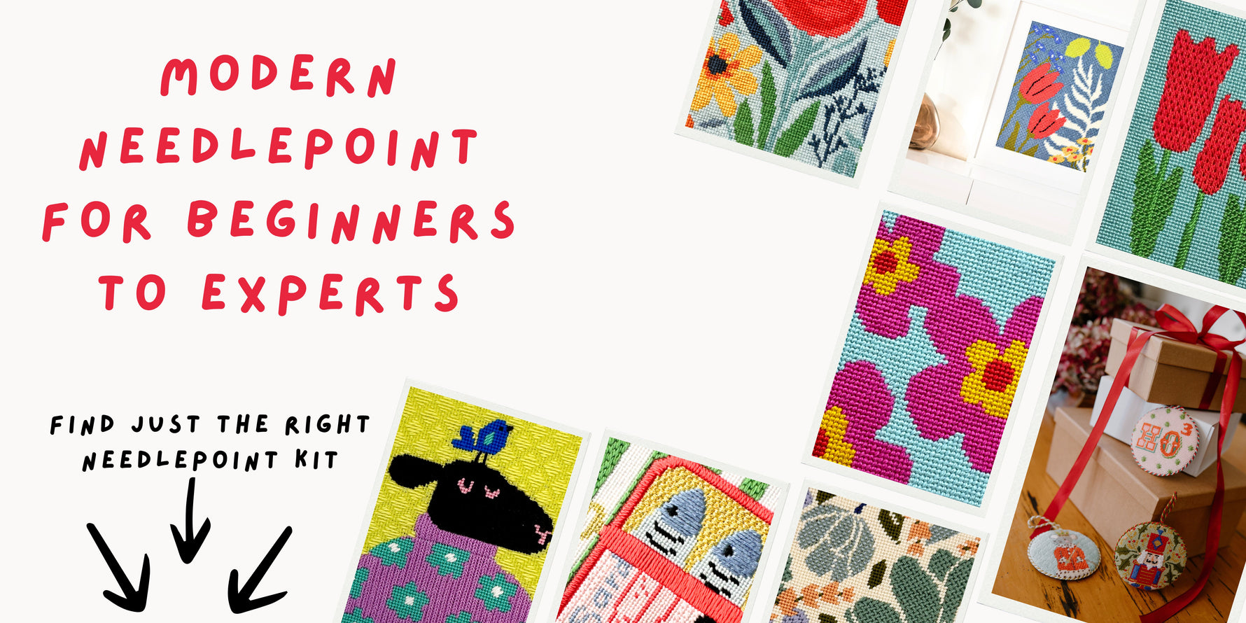 Poppy Monk Needlepoint Kits: Canvas Kits & Projects for Adults