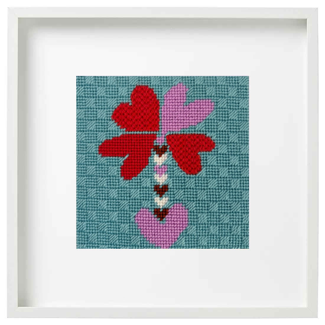 Modern Valentines Needlepoint Kit for Sale | Poppy Monk – Poppy Monk ...