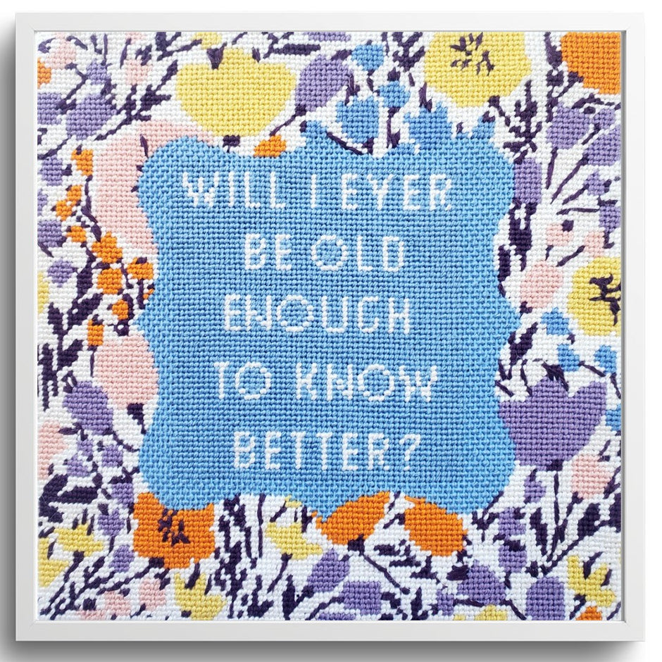 Needlepoint Quotes & Funny Sayings – Poppy Monk Needlepoint