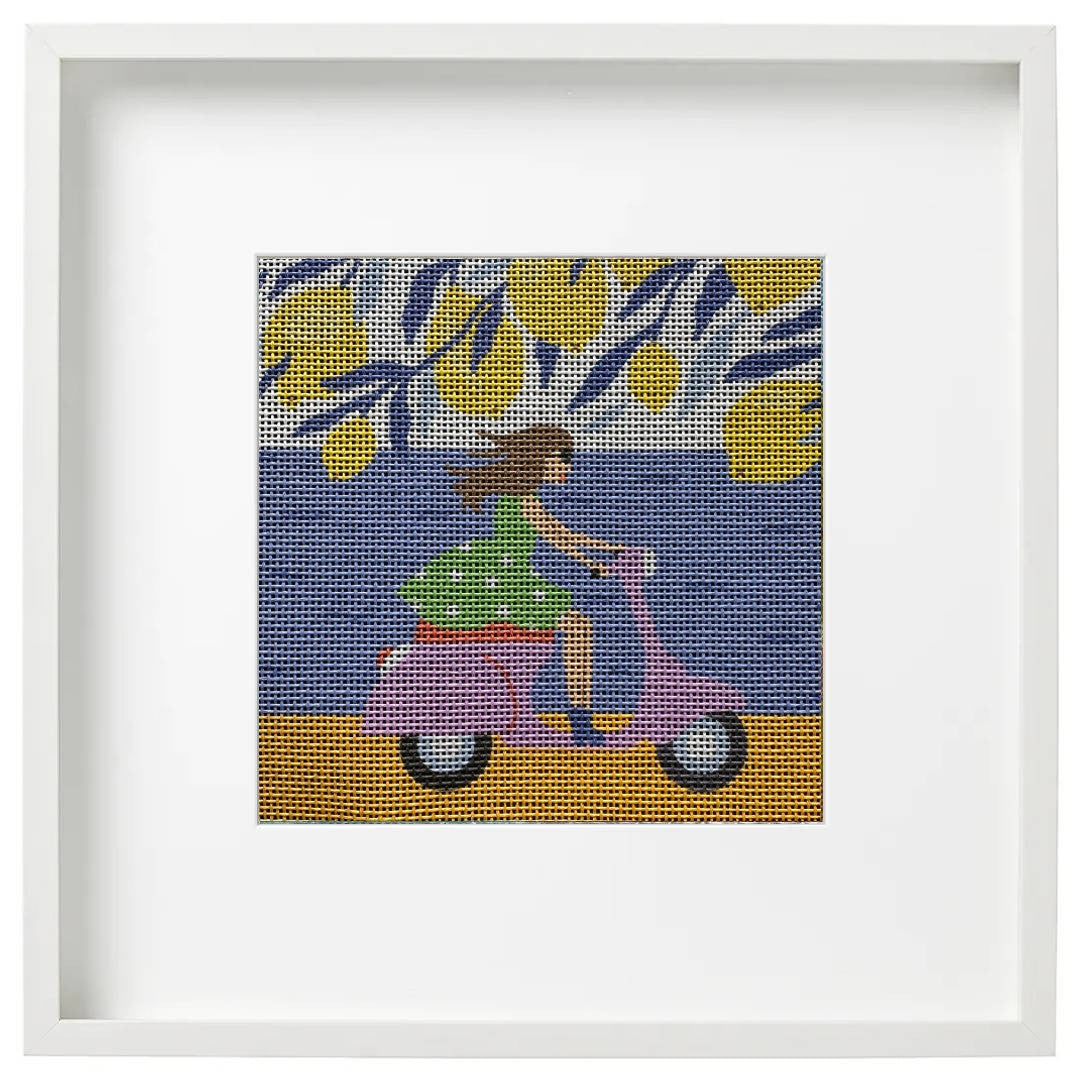 Summer In Italy Contemporary Needlepoint Kit – Poppy Monk Needlepoint