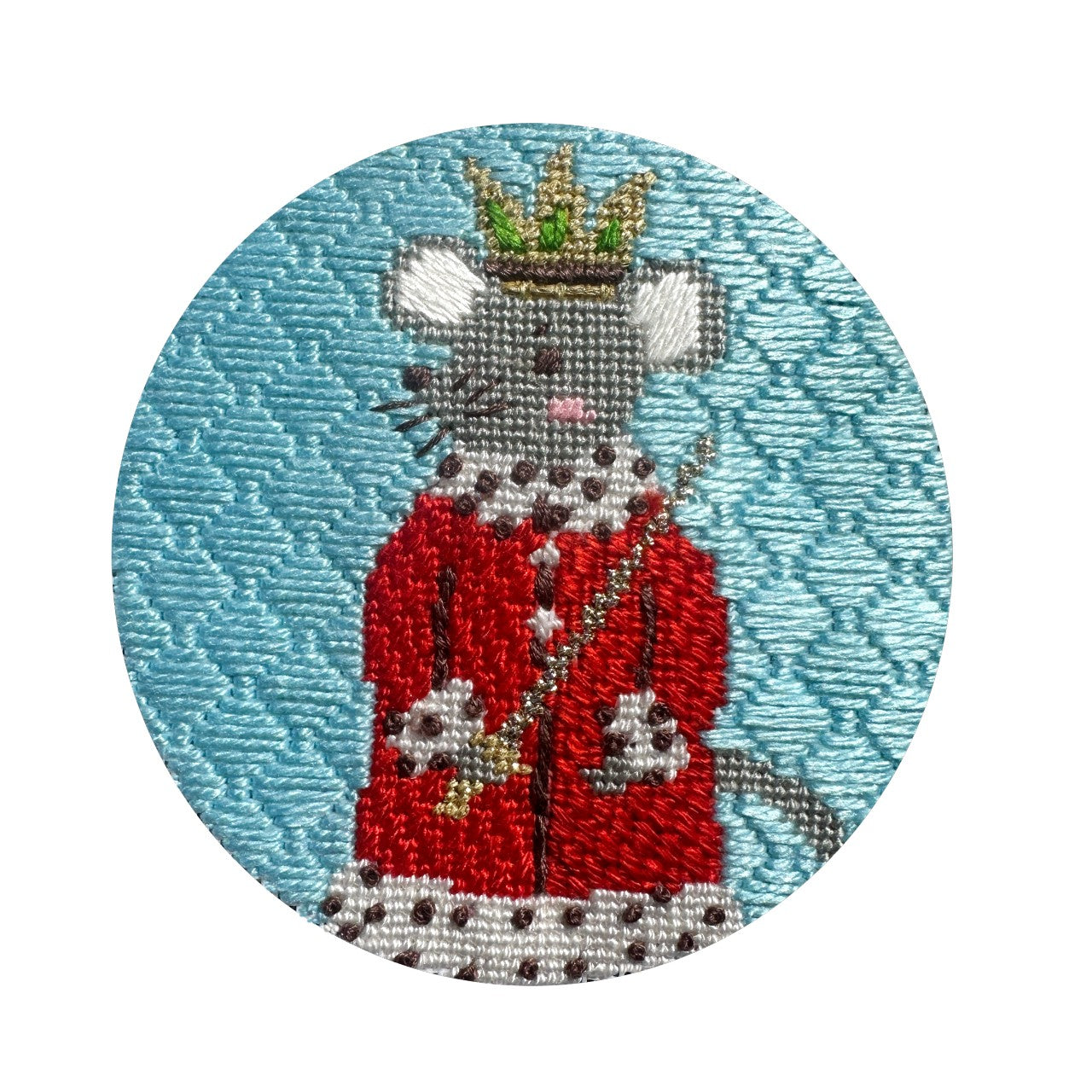 Nutcracker Needlepoint Christmas Ornament Kit with Canvas – Poppy Monk Needlepoint