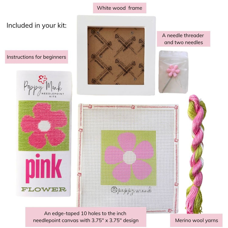 Poppy Monk Needlepoint Kits: Canvas Kits & Projects for Adults