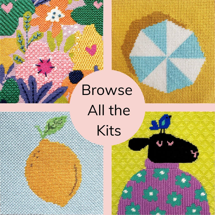 Poppy Monk Needlepoint Kits: Canvas Kits & Projects for Adults