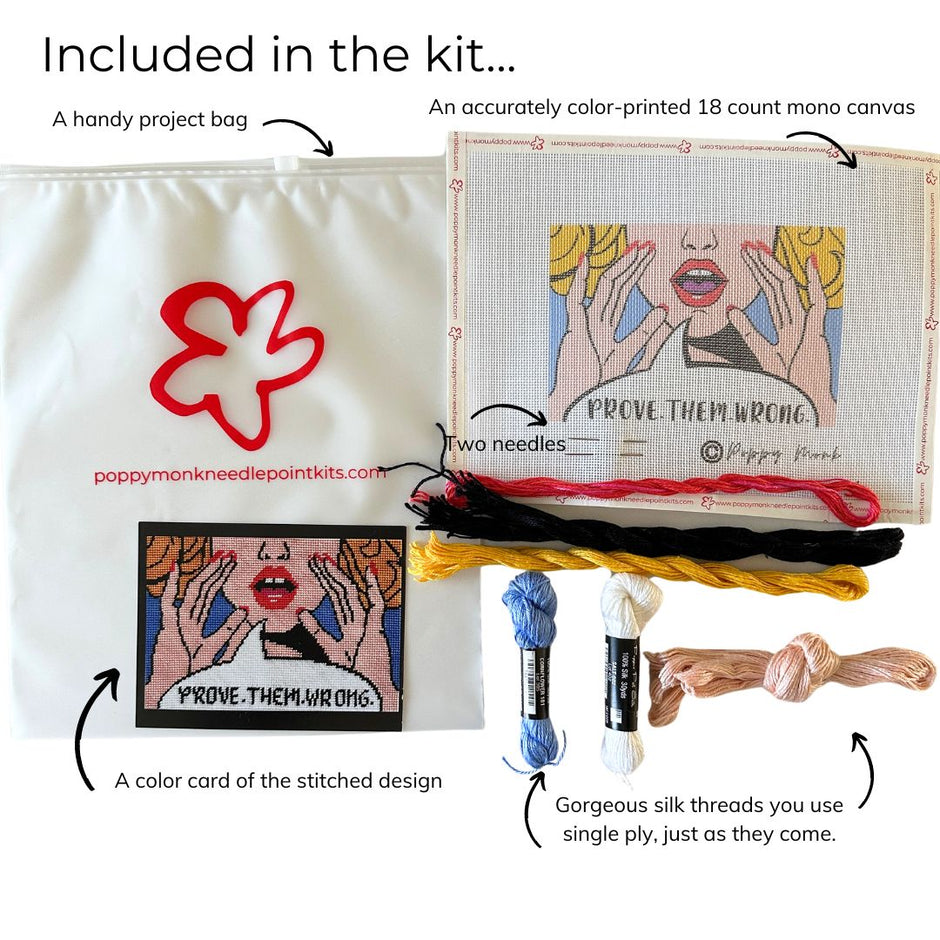 Sassy & Subversive Needlepoint Designs & Patterns for Fun – Poppy Monk ...