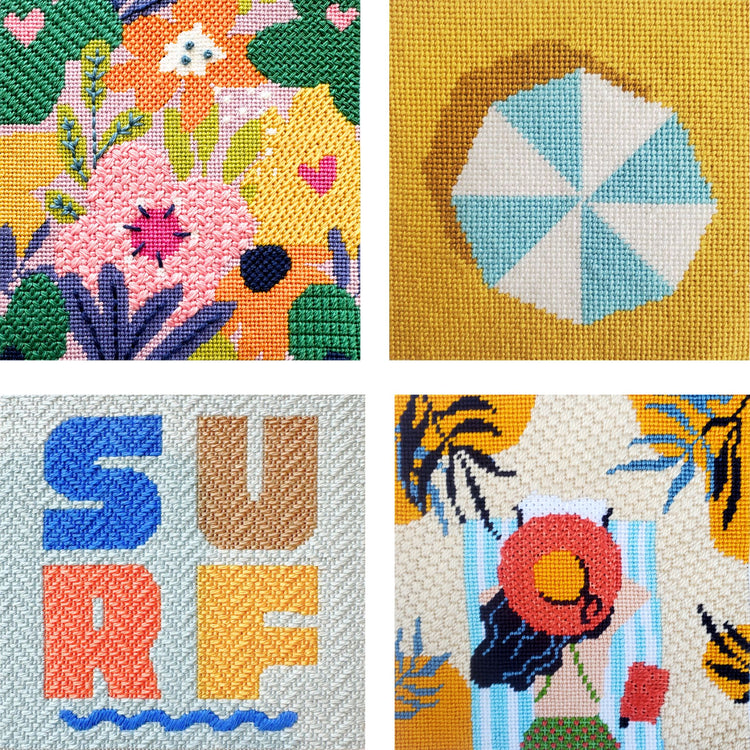 Poppy Monk Needlepoint Kits: Canvas Kits & Projects for Adults